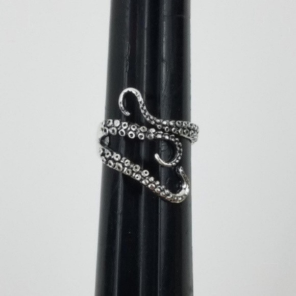 Jewelry | Steampunk Silver Octopus Tentacle Wrapping Ring | Poshmark